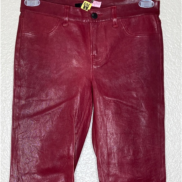 J Brand | Jeans | J Brand 0 Lamb Leather Skinny Jeans With Zippers At ...